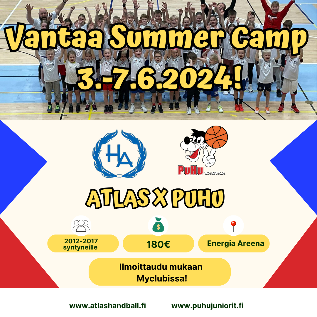Vantaa Summer Camp 2024 - Atlas Handball